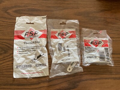 Dryer thermal fuse FSP 3392519 Whirlpool KitchenAid, Kenmore, Roper new ...
