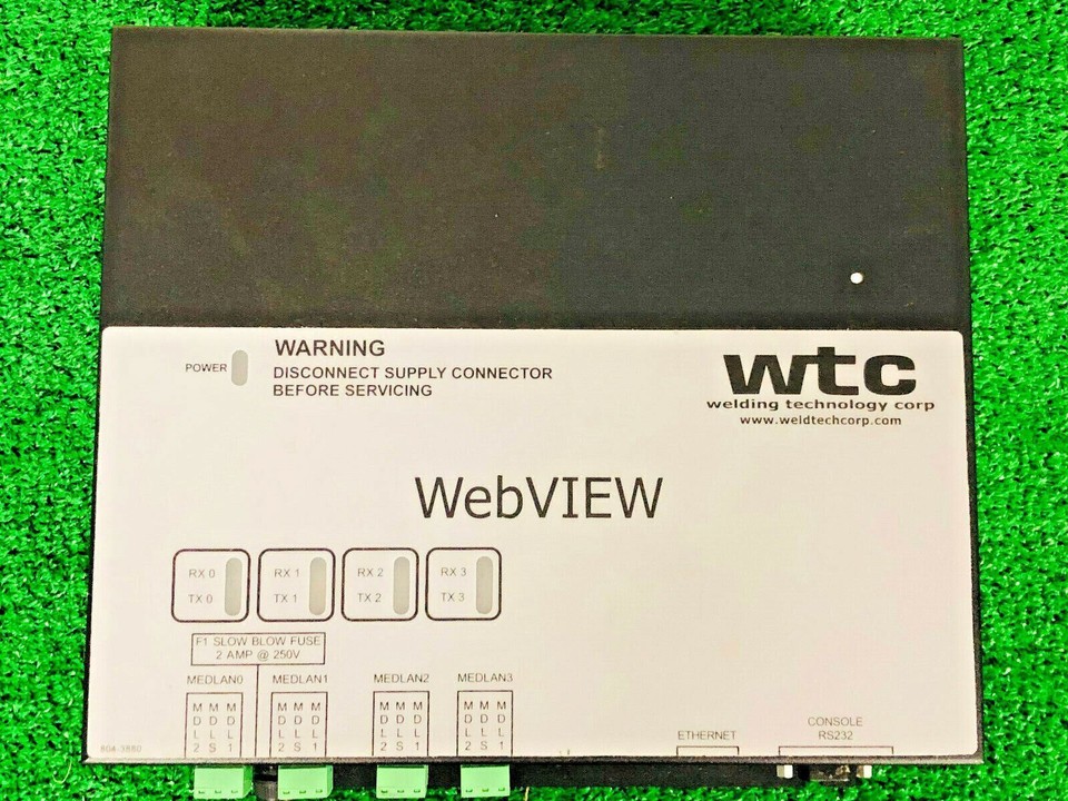 WTC Welding Technology 986-0054E Webview-Enet Ethernet Terminal Weld ...