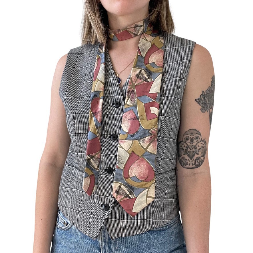 Vintage 1980s Christian Dior 100% Silk Geometric Preppy Academia Tie | eBay