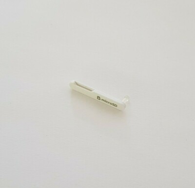 Génuine Cache Tiroir Micro SD Samsung Galaxy Tab A (2016) SM-T580 Blanc ...