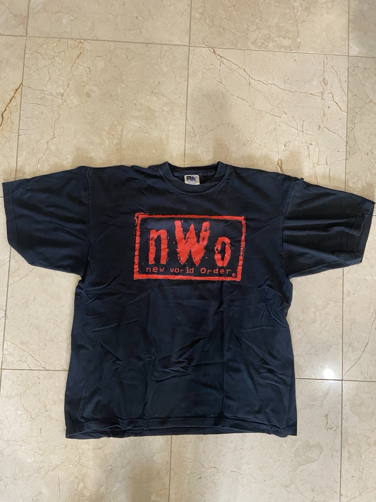 Vtg NWO Red New World Order Wrestling T-Shirt: XXL - Gem