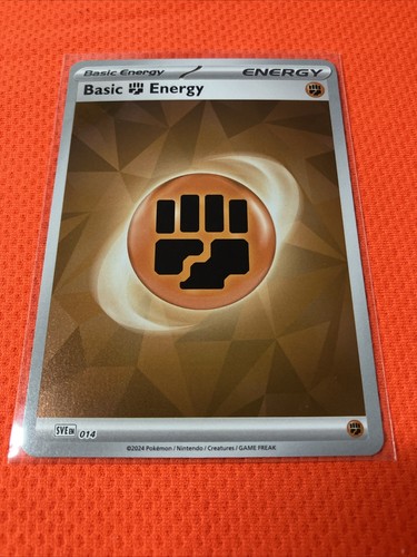 Basic Fighting Energy 014 Reverse Holo Prismatic Evolutions Pokemon Card TCG | eBay