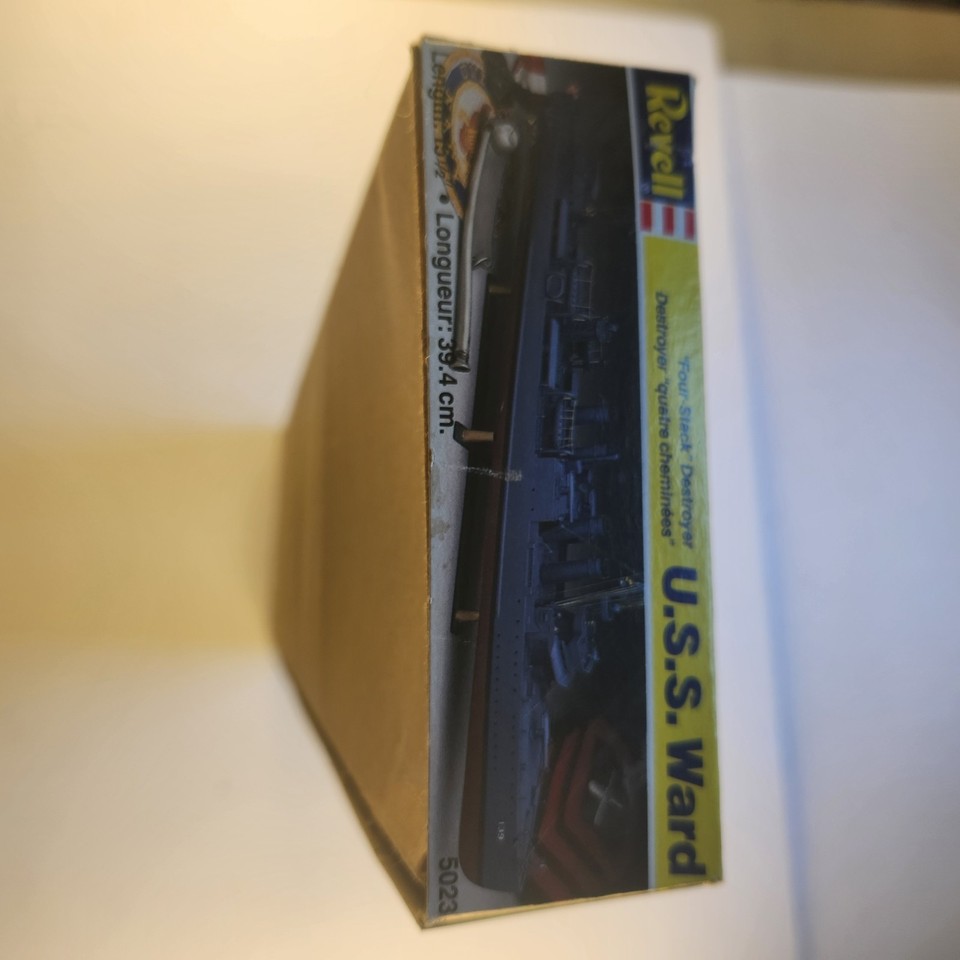 USS Ward 4 Stack Destroyer DD 139 Revell 1/240 Parts In Bag. | eBay