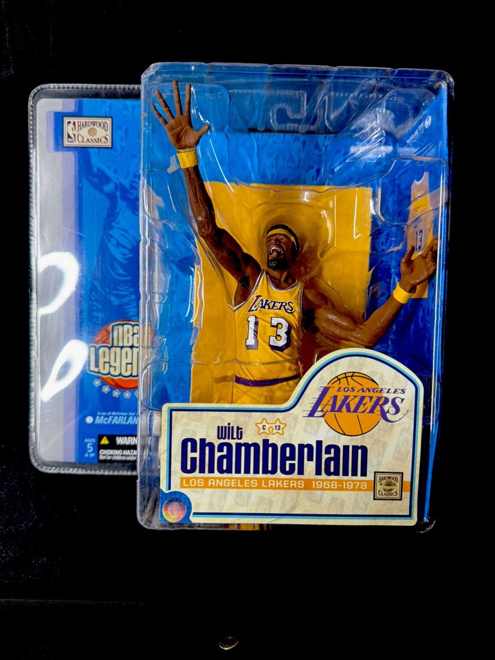 MCFARLANE NBA LEGENDS SERIES 1 LAKERS WILT CHAMBERLAIN CHASE VARIANT ...
