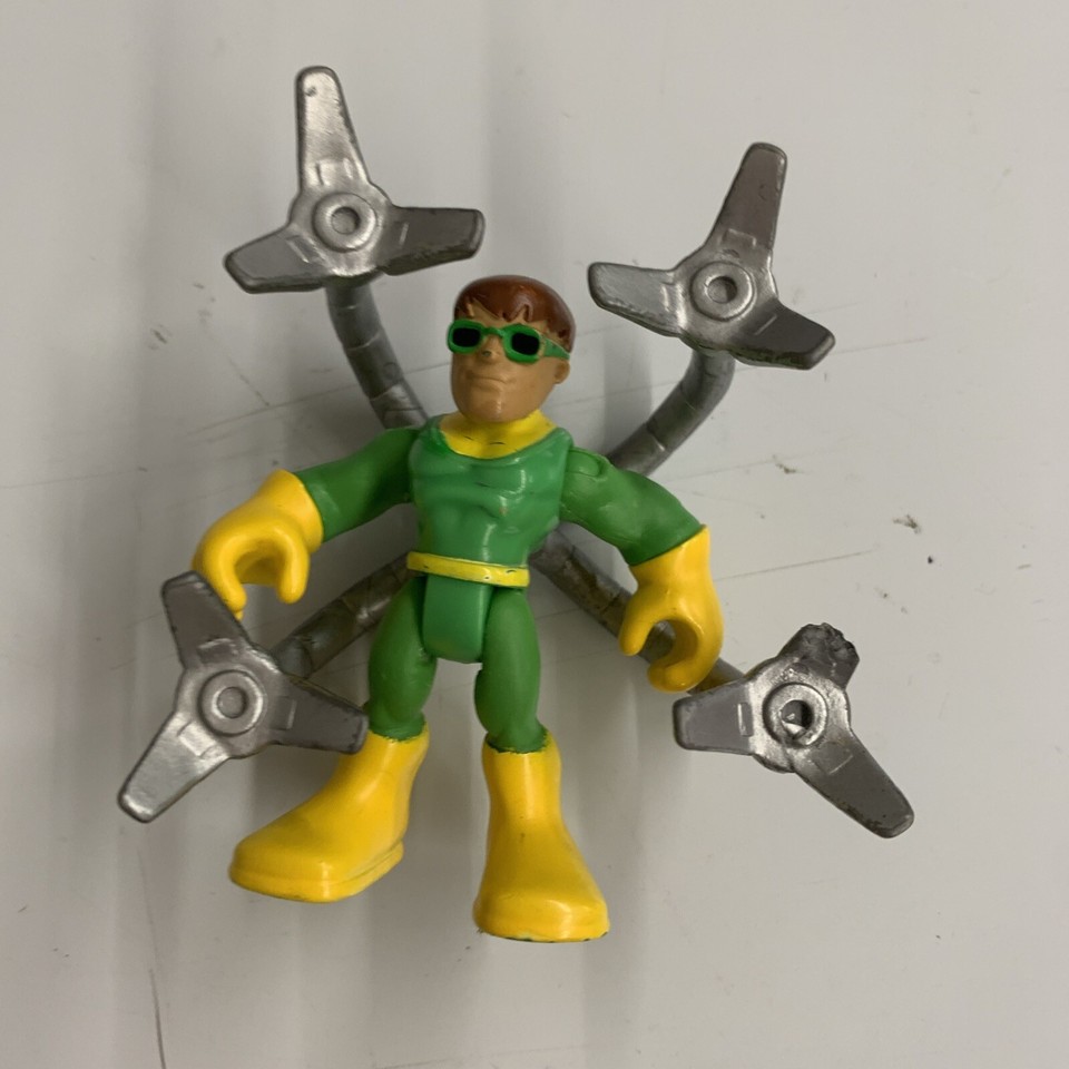 Hasbro Marvel Super Hero Adventures Spider-Man Doc Octopus Figure ...
