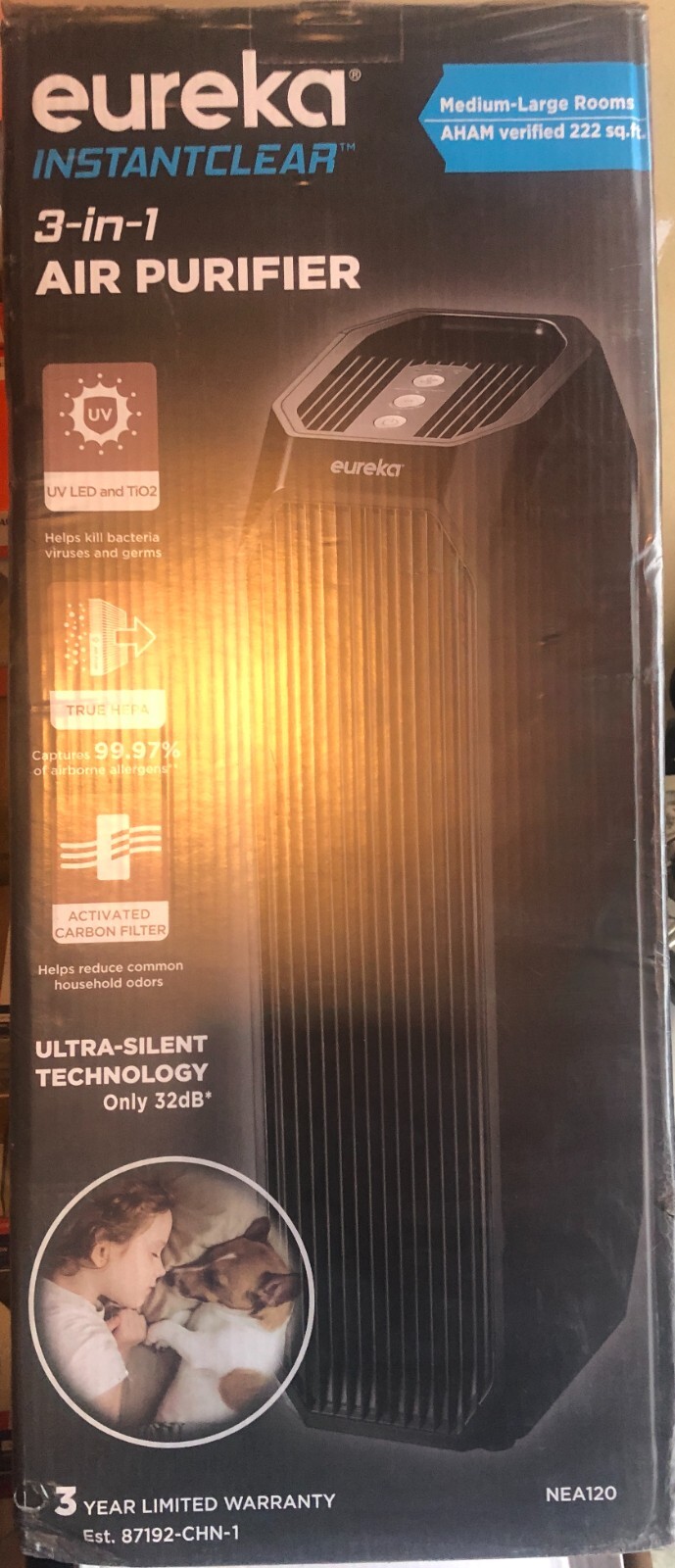 Eureka NEA120 Air Purifier - Black for sale online | eBay