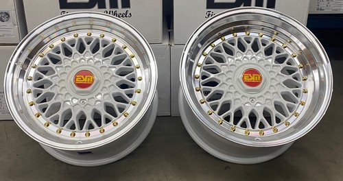 16x8 16x9 WH 4x100 5x100 ESM 02R Wheels Rims BMW E30 84-91 3 Series E21 ...
