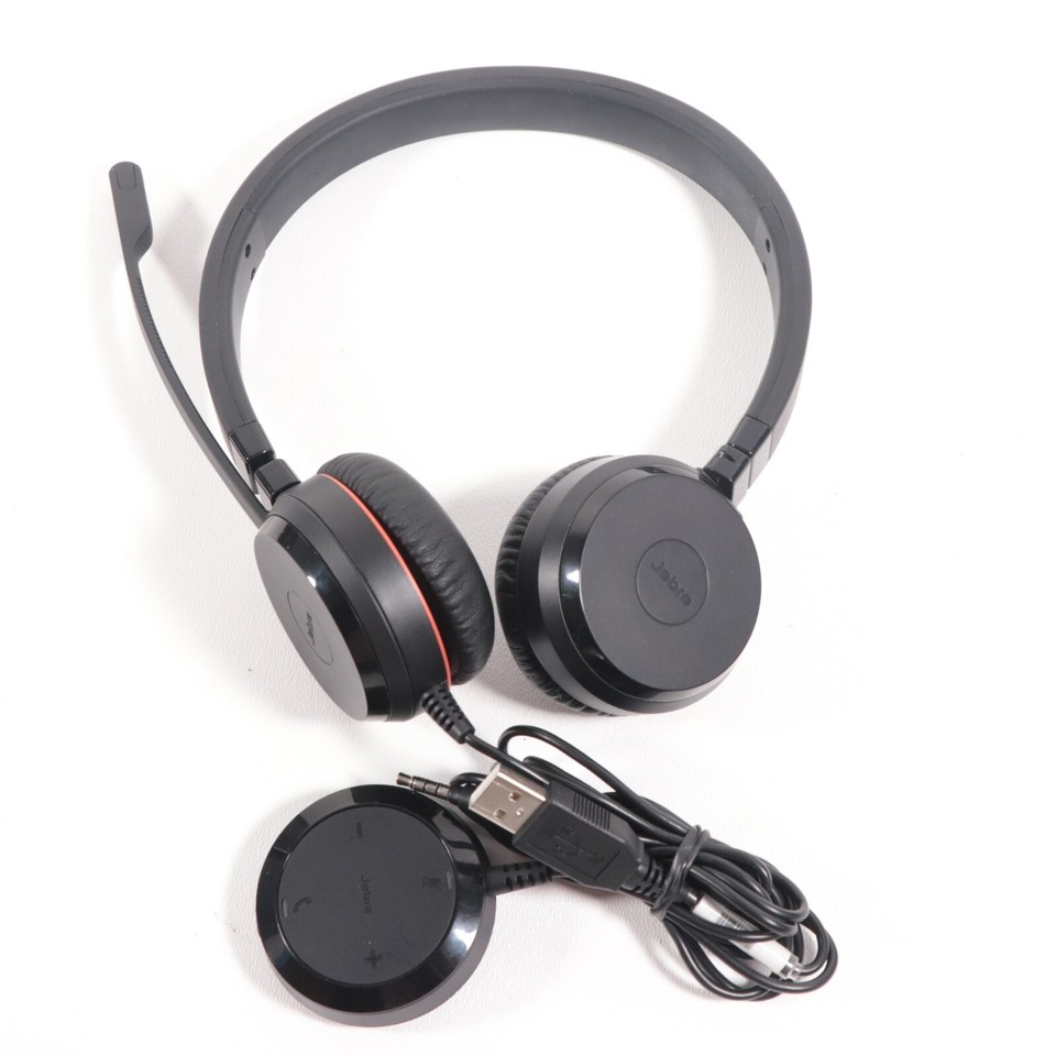 Jabra Evolve 30 II Wired Headset HSC060 & USB Link Interface ENC060 | eBay
