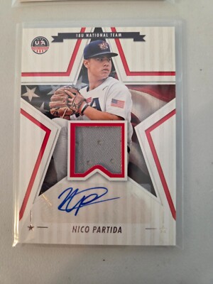 Nico Partida Patch Auto 2025 Panini Stars and Stripes Baseball | eBay