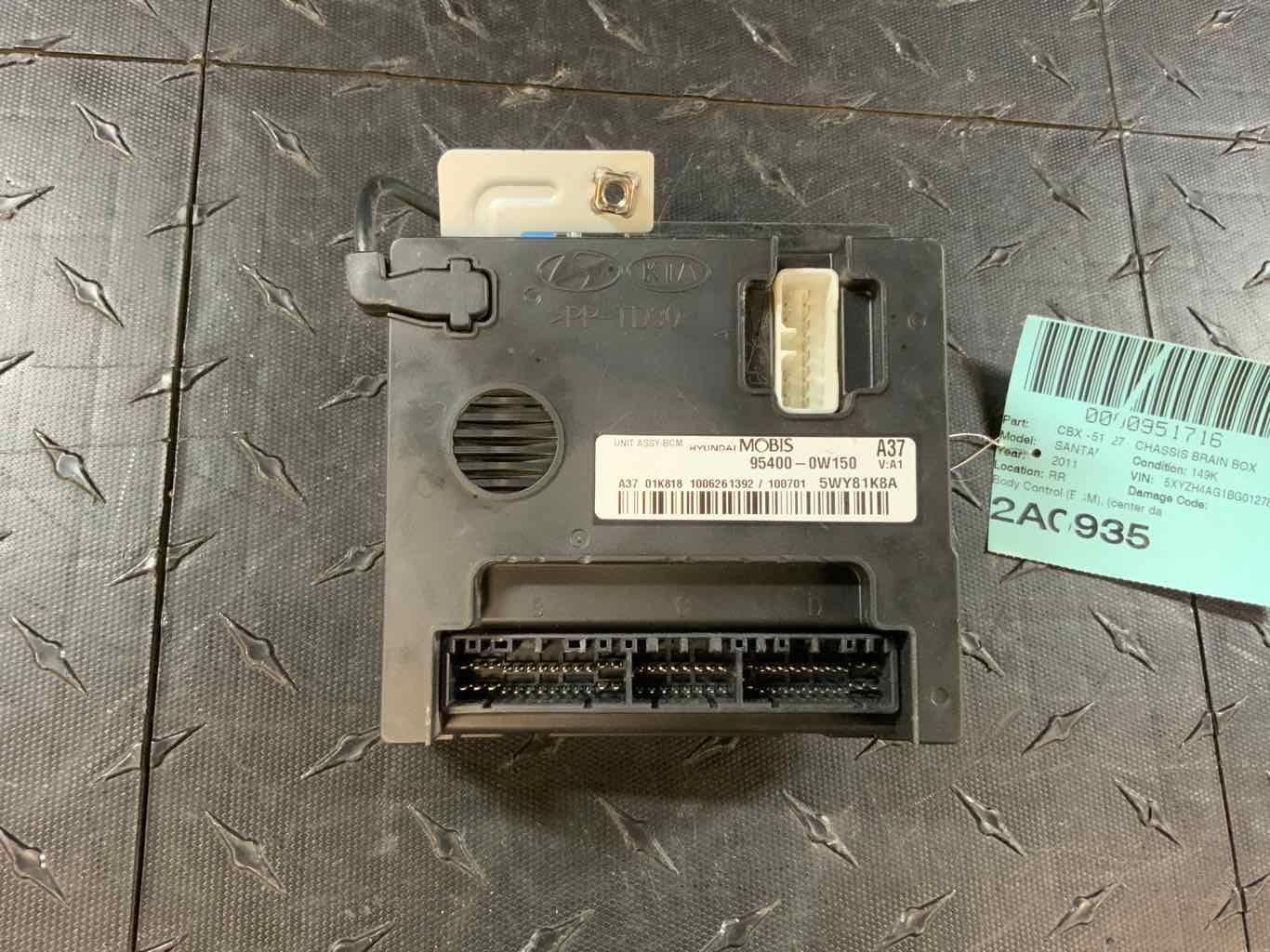 2010 - 2012 Hyundai Santa Fe Body Control (BCM) 3.5L V6 AT | eBay