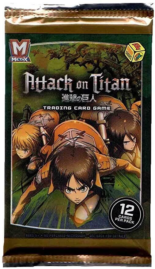 RARE 2018 PANINI MetaX TCG Attack On Titan Booster Pack AoT NEW FACTORY ...