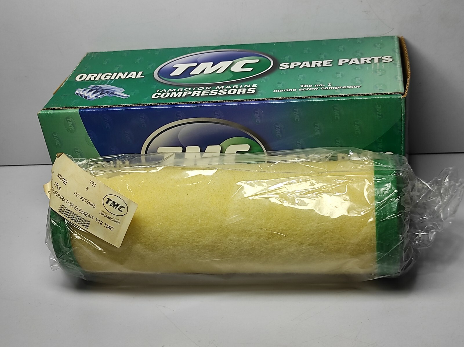 Tamrotor Marine Compressors TMC NT8192 Oil Separator Element T12 TMC ...