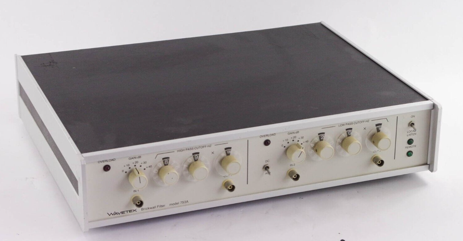 Wavetek Brickwall Filter model 753A | eBay