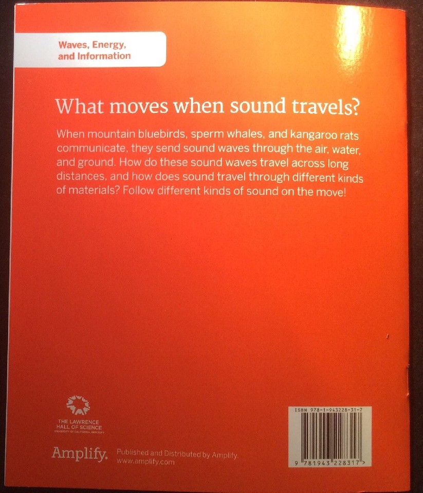 Amplify Science - Waves, Energy, and Information - Sound On The Move ...