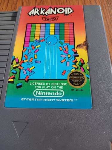 NES Arkanoid 1987 Nintendo Authentic, Cartridge And Case | eBay