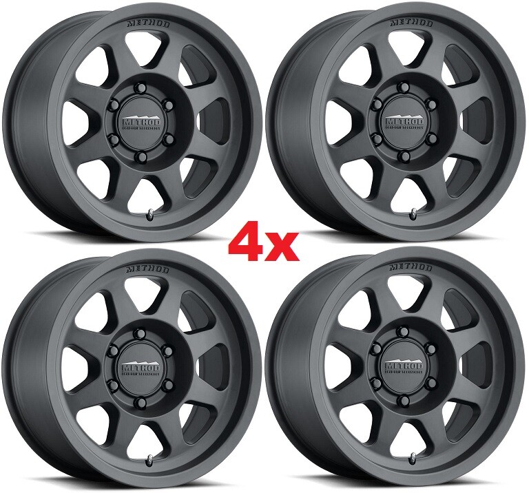 17 METHOD MR701 BLACK BEAD GRIP WHEELS RIMS FITS TRD TACOMA 4RUNNER | eBay