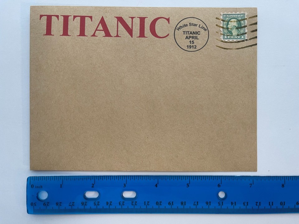 Titanic Boarding Pass, Titanic Launch Ticket, Titanic Postcard, and ...