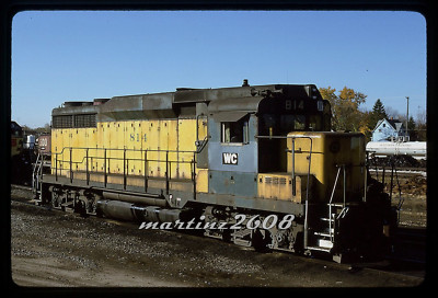(MZ) ORIG TRAIN SLIDE WISCONSIN CENTRAL (WC) 814 ROSTER (EX. CNW) | eBay