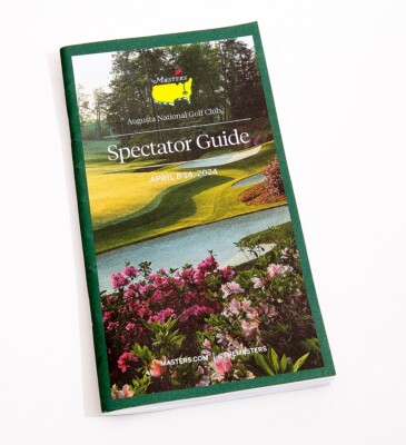 2024 Masters Tournament Spectator Guide - Augusta National Golf Club | eBay