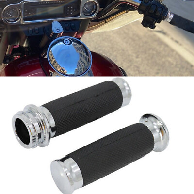 1" Electronic Hand Grip Fit for Harley Softail FLSTN Street Glide Road ...