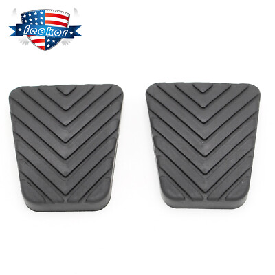 2Pcs Brake Clutch Pedal Pad Rubber Covers for Mitsubishi Lancer Eclipse ...