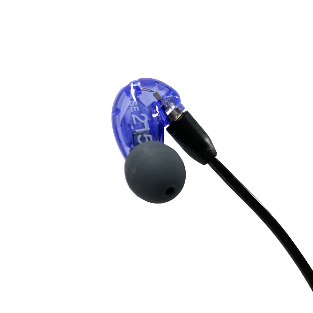 Original Shure SE215 In-Ear Sound Isolating Headphones Earphones Purple ...