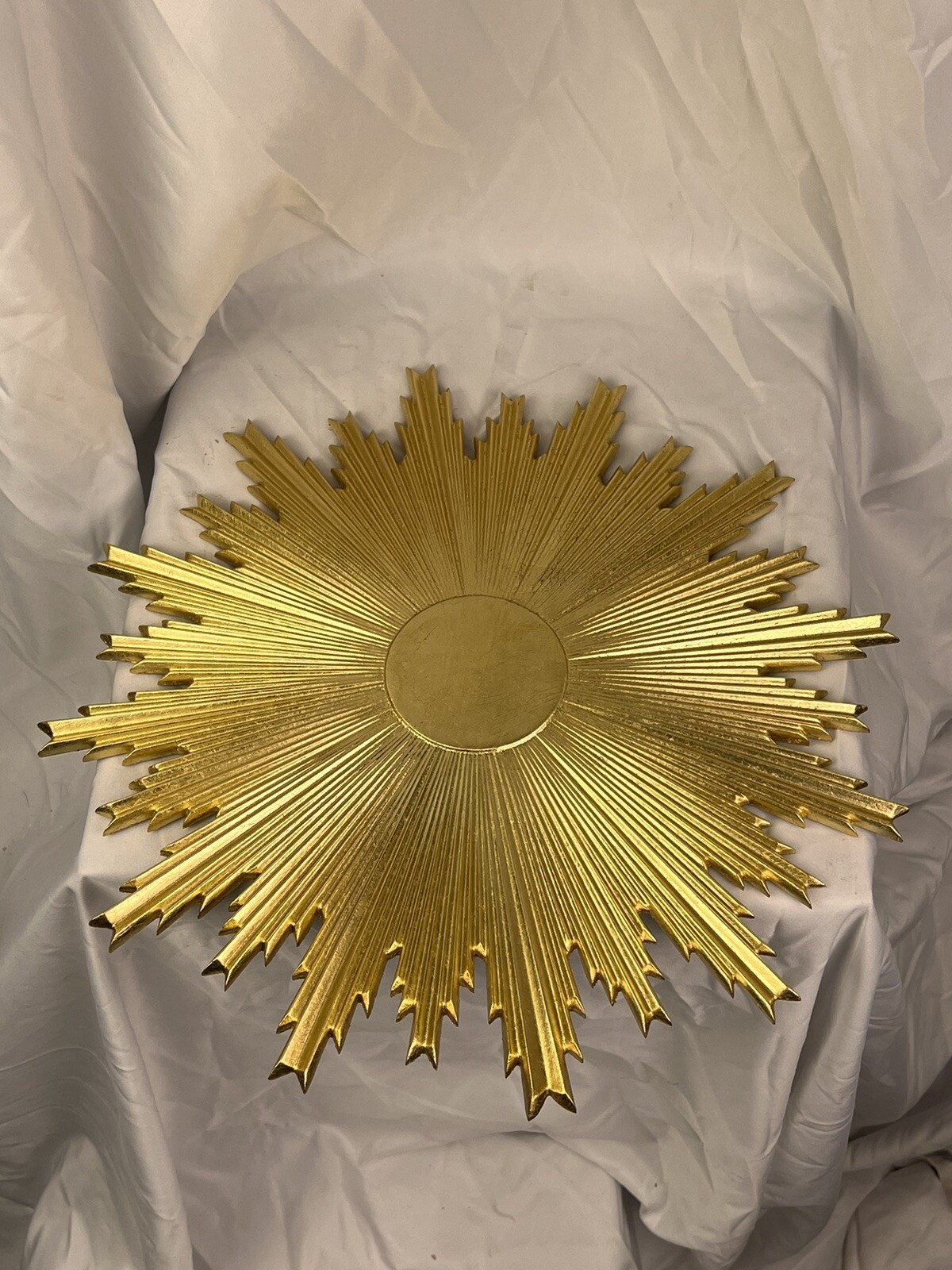 Raggiera di Legno 40 Cm Ihs Areola Per statue sacre Gesù Arte scultura ...