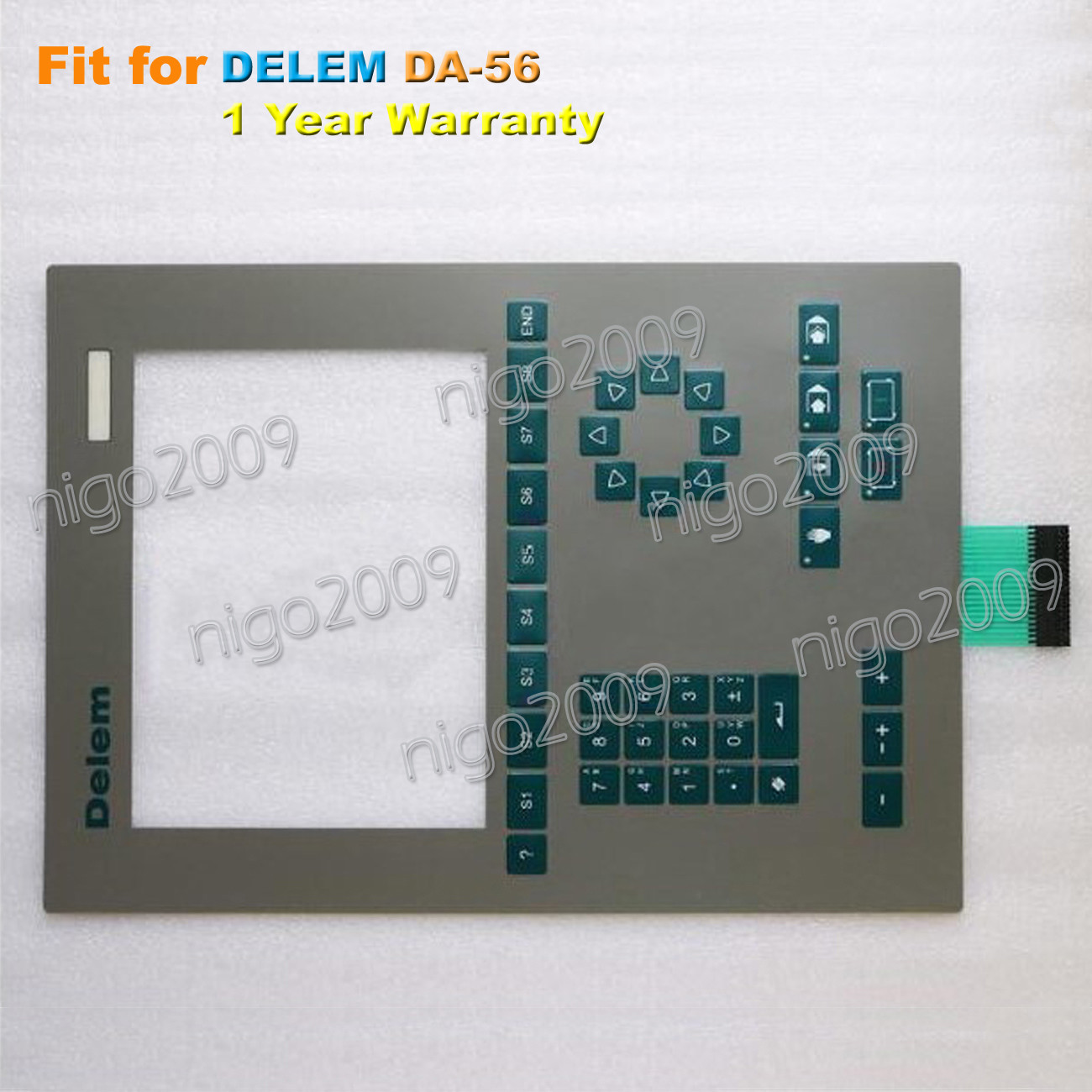 1PC New Membrane Keypad for DELEM DA-56, DELEM DA56 Key Mask 1 Year ...