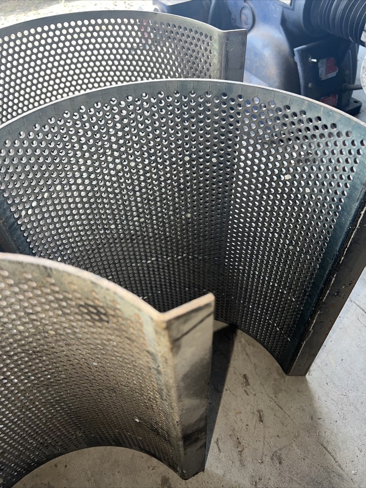 Pulverizer Screen Granulator Screen Metal Grinder CNC LOT OF 6 | eBay