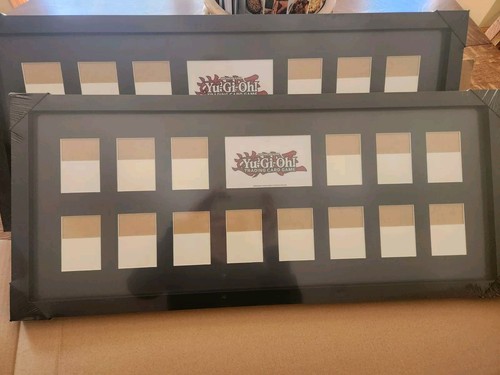 PAIR Set Yugioh TCG Card Display Picture Frame 14 slots for Cards 32 x ...