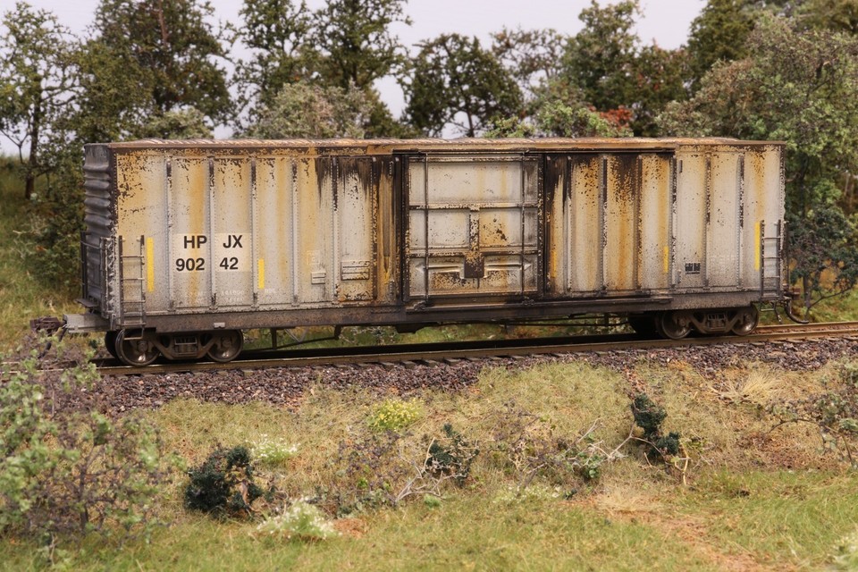 Athearn Genesis - 50ft Boxcar - HPJX - Professionally Weathered | eBay