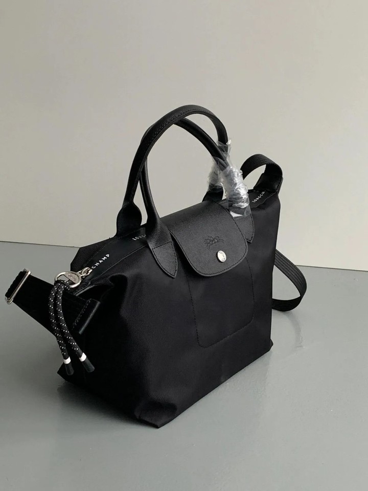 LONGCHAMP Le Pliage Energy Top Handle Bag Nylon Black New From Japan | eBay