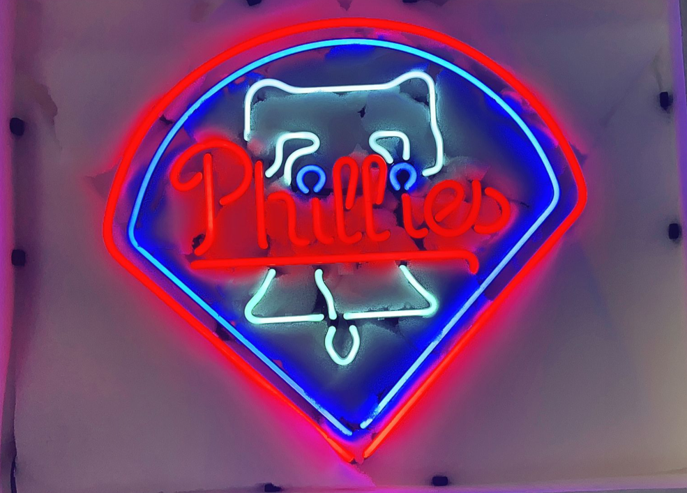 Philadelphia Phillies Baseball Sport 24"x20" Neon Light Sign Lamp Wall ...