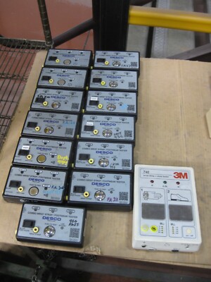 Mix Lot 14 Wrist Strap Shoe Tester - (9) DESCO 19280 (4) DESCO 19250 (1 ...