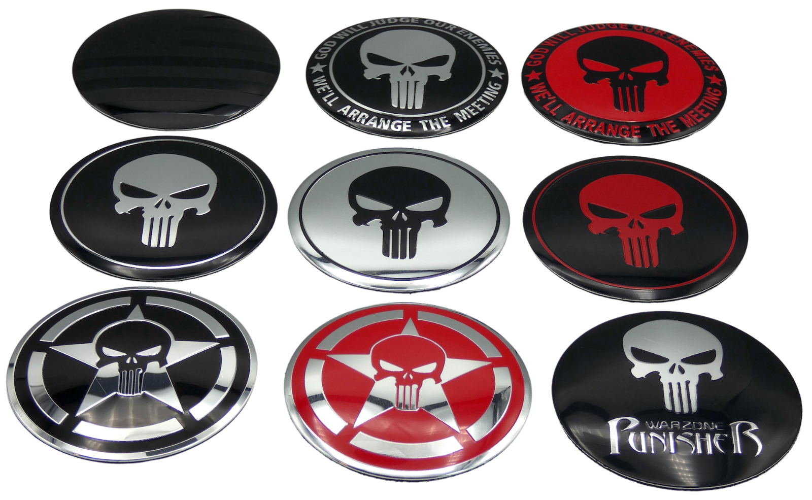 Wheel Cap Decals Emblems Sticker 56mm 2.20" CHOOSE YOUR STYLE (4 PACK ...