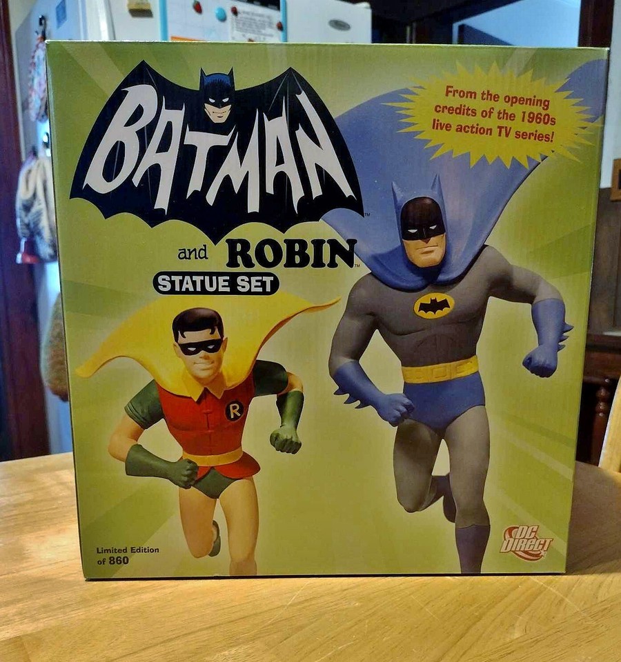 Batman and Robin 1960's TV Show Statue Set #353/860 DC Direct | eBay