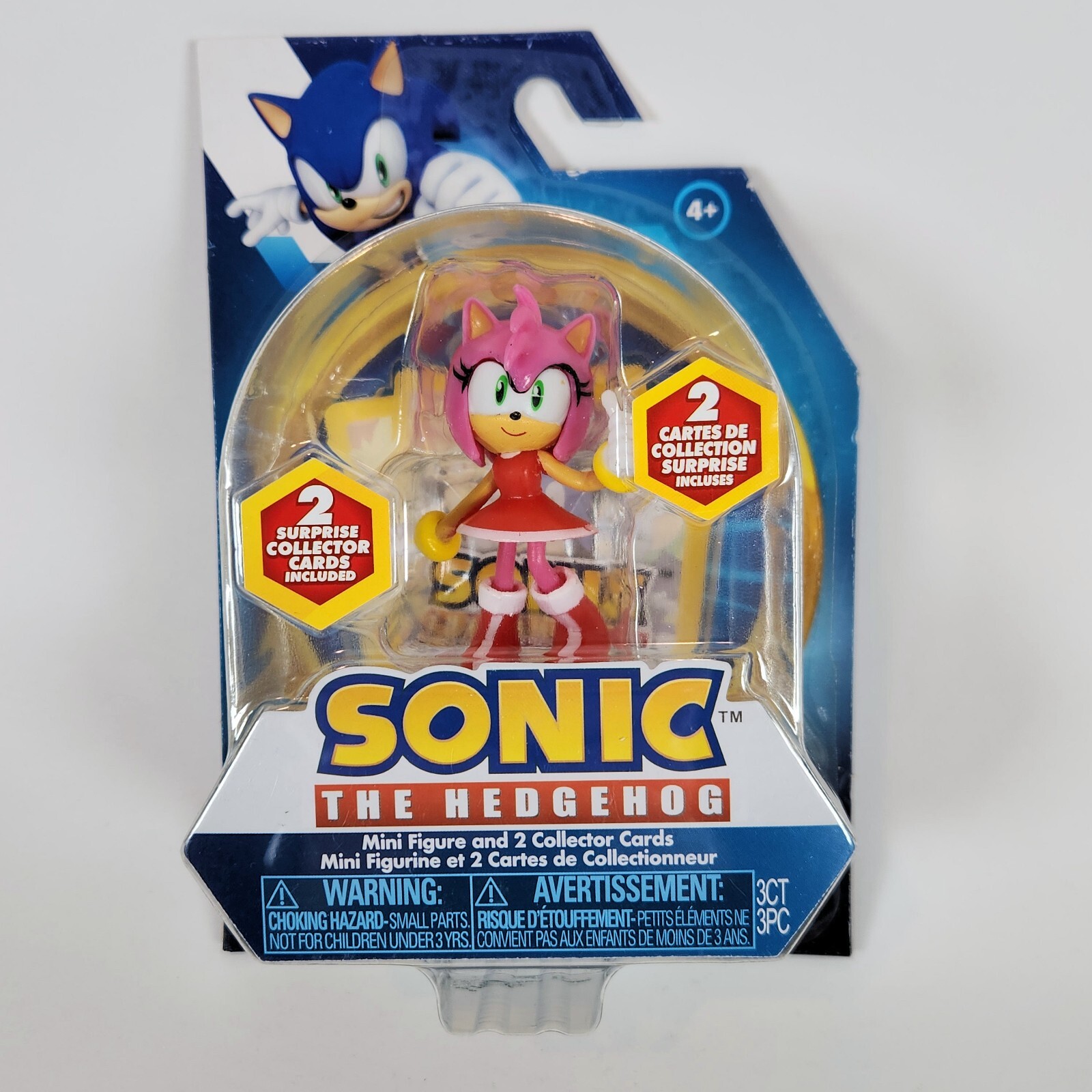 Sonic The Hedgehog 6 Mini Figure Complete Set w Collector Cards Sega ...