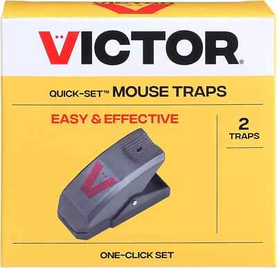 M137B Quick-Set Mouse Trap - 2 Reusable Instant Kill Traps | eBay