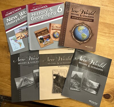 ABeka History 6 New World,Curriculum & 4 Key Set:Answer,Test,Quiz,Map ...