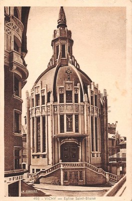 Cpa 03 - Vichy - Church Saint-Blaise | eBay