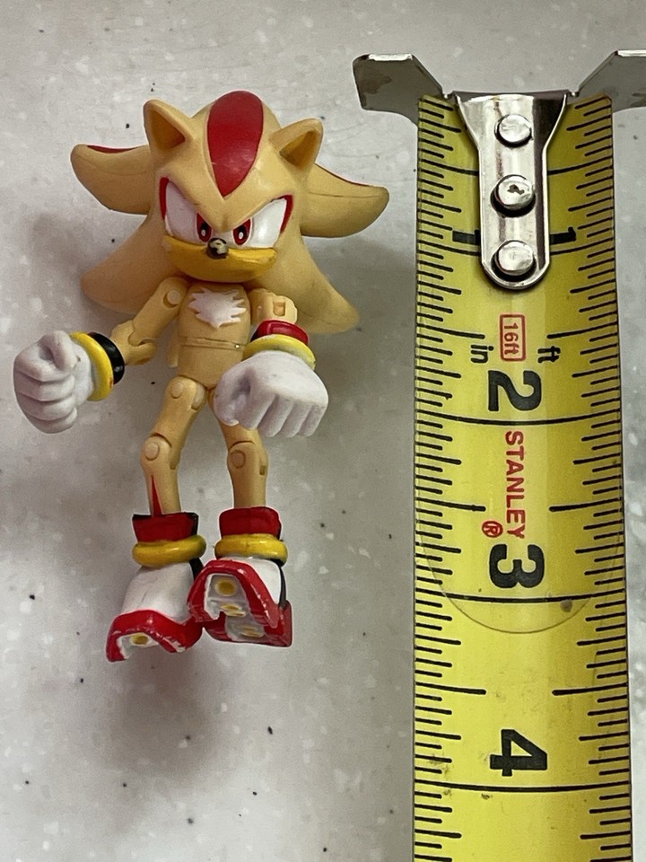 Sonic the Hedgehog Super Shadow Action Figure 3" Inch Jazwares ...