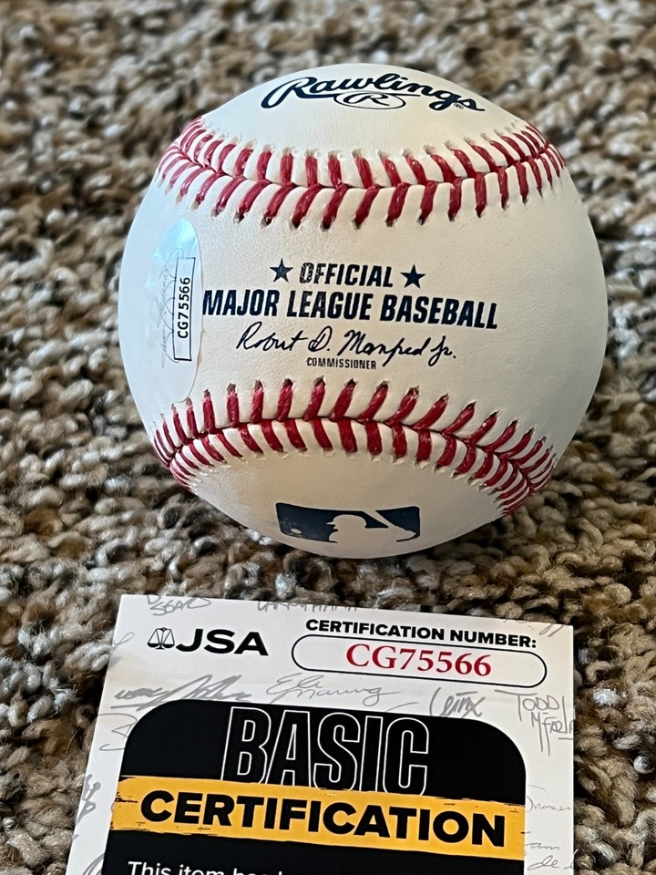 JASON SUDEIKIS SIGNED BASEBALL AUTO ACTOR TED LASSO KANSAS CITY JSA COA ...