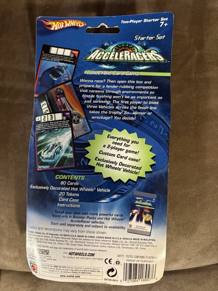 Hot Wheels Acceleracers Card Game Starter Set. Sealed And Unopened With ...