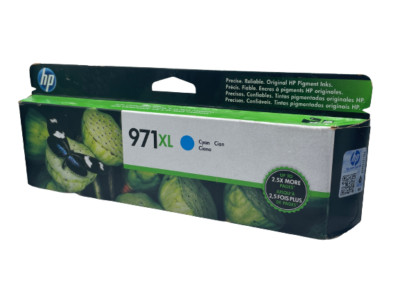 HP 971XL High Yield Cyan Original Ink Cartridge CN626AM | eBay