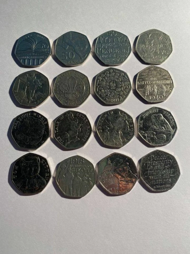 10 Rarest 50p Coins In Circulations Revealed How Much They, 54% OFF