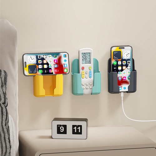 Mobile Phone Wall Holder Universal Cellphone Charge Storage Box ...