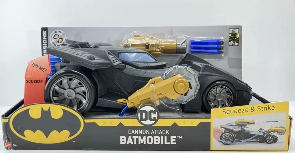 DC Comics Batman Knight Missions Cannon Attack Batmobile Vehicle | eBay