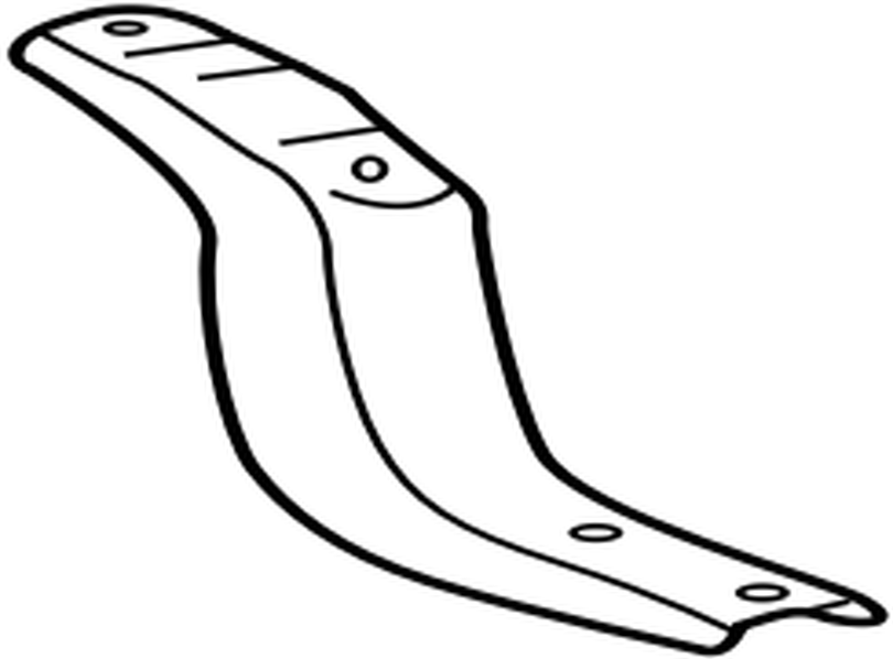 51793-60190 Toyota Bracket, side step, no.1 rh 5179360190, New Genuine ...