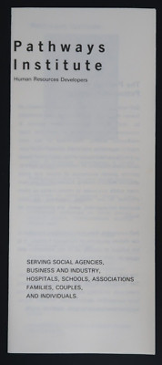 Pathways Institue Human Resource Developers Illinois Vintage Paper ...