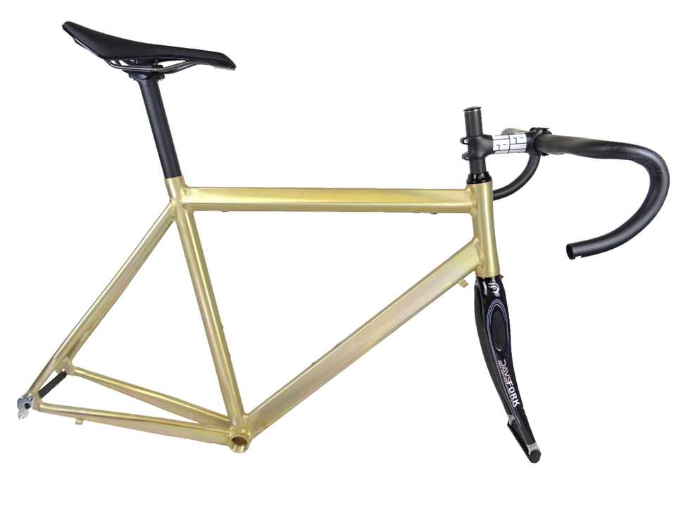 NOS Ridley Dedacciai 700C Road Bike Frame Unfinished Aluminium 51cm Sml ...